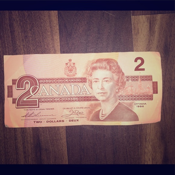 Other | Canadian 2 Bill 1986 Ottawa | Poshmark